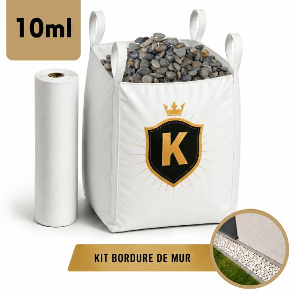Kit bordure mur Galet rivière 16/22.4 - 10 ML - Jardiland