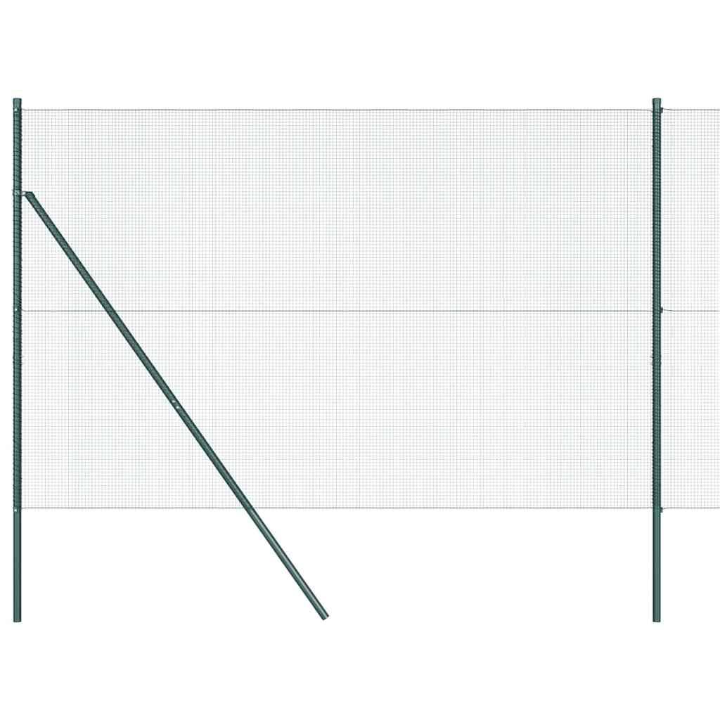 Poteau clôture acier vert 50 x 1,4 m, Poids :62.1kg - PANGIVO - Jardiland
