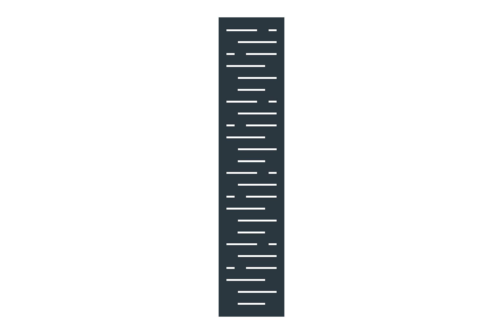 Portillon 1m ARLBERG H.180 cm + 2 Poteaux H.190 cm aluminium gris 180 x ...