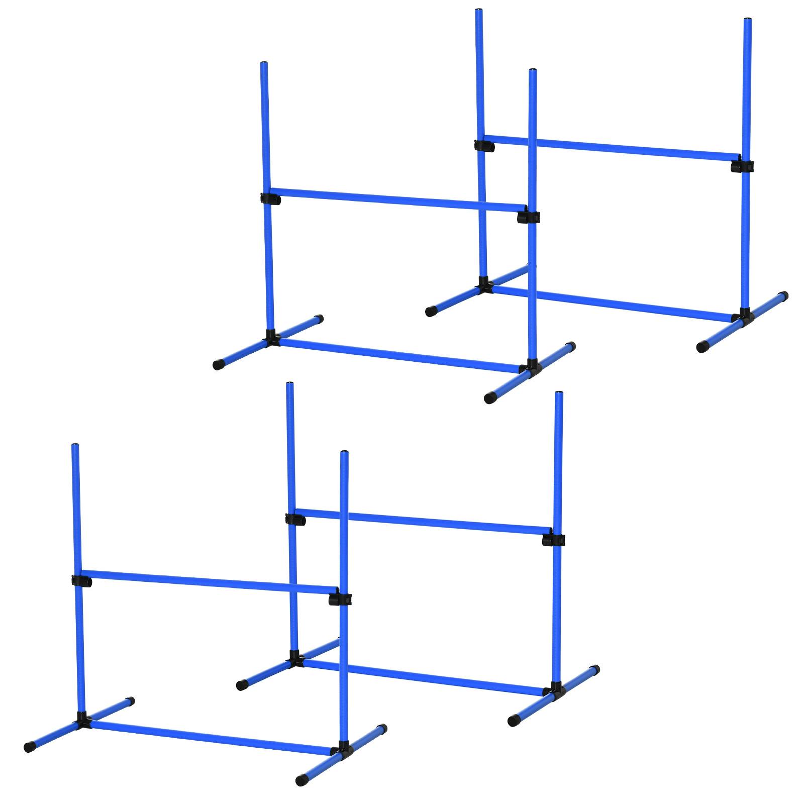 Obstacles d'agilité pour chien plastiques bleu 99 x 65 x 94 cm ...