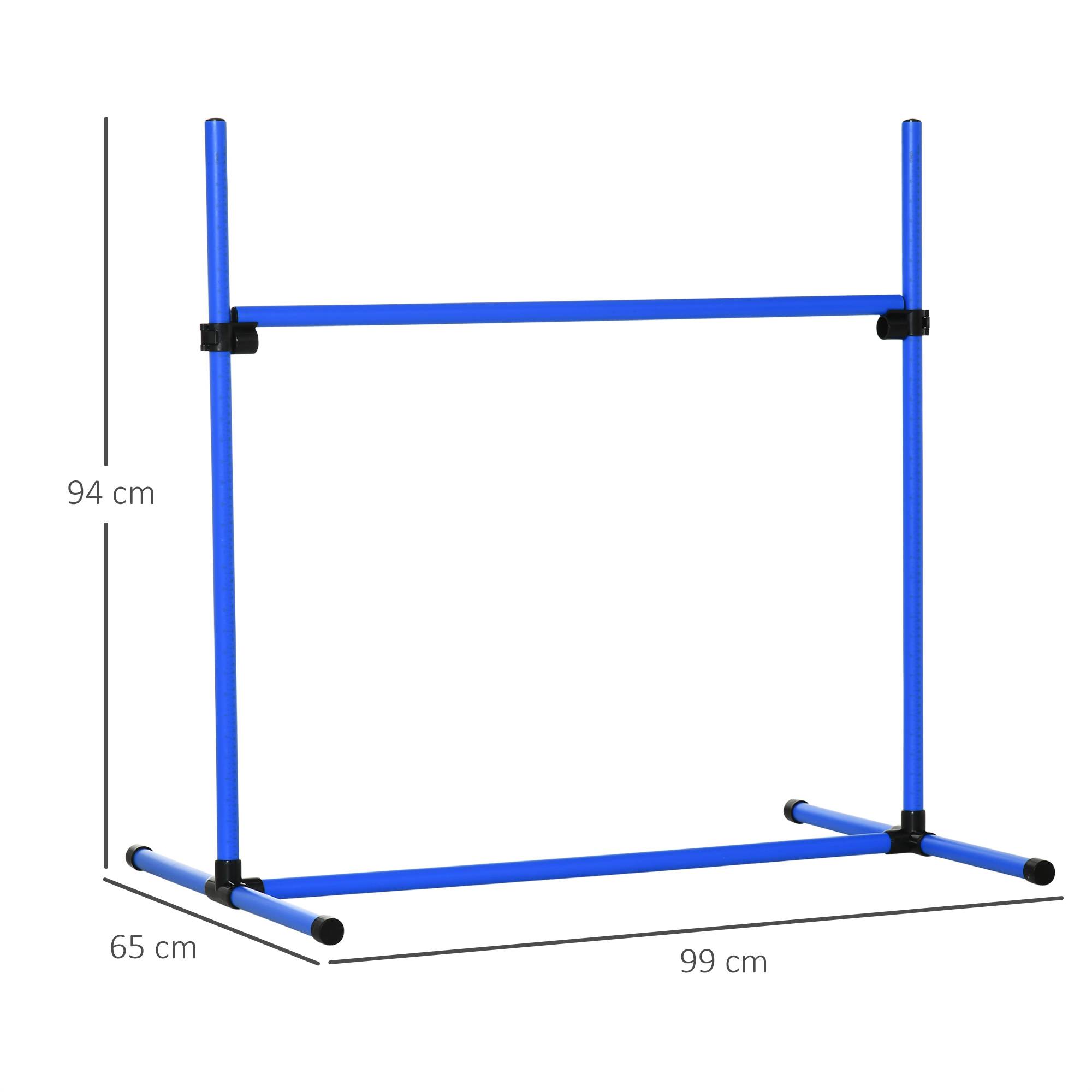 Obstacles d'agilité pour chien plastiques bleu 99 x 65 x 94 cm ...