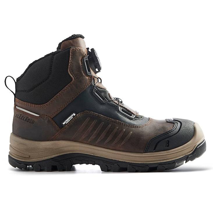 Chaussures de sécurité mi-hautes storm Marron/Noir T.40 - BLAKLADER ...