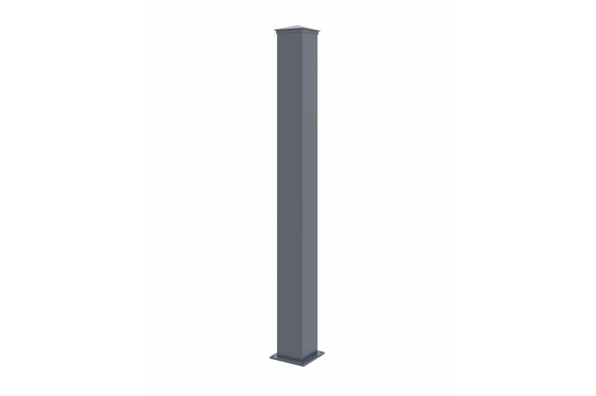Portail coulissant 4 m HALTI H.140 cm + 2 poteaux H.166 cm aluminium ...