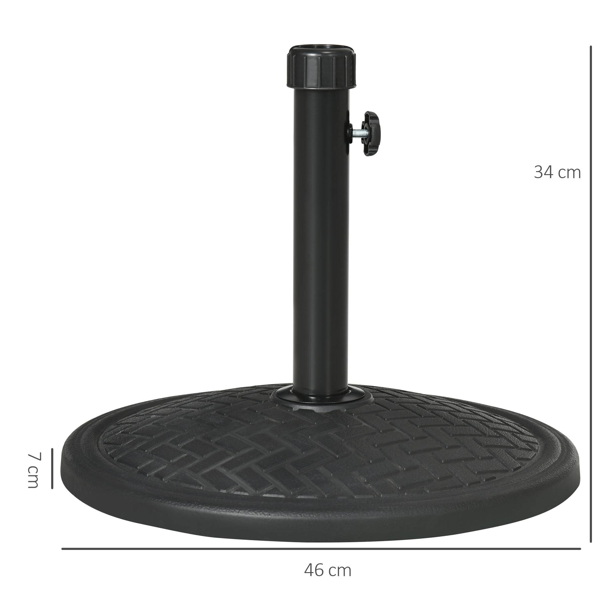 Pied de parasol rond base de parasol de jardin socle pour parasol en ...