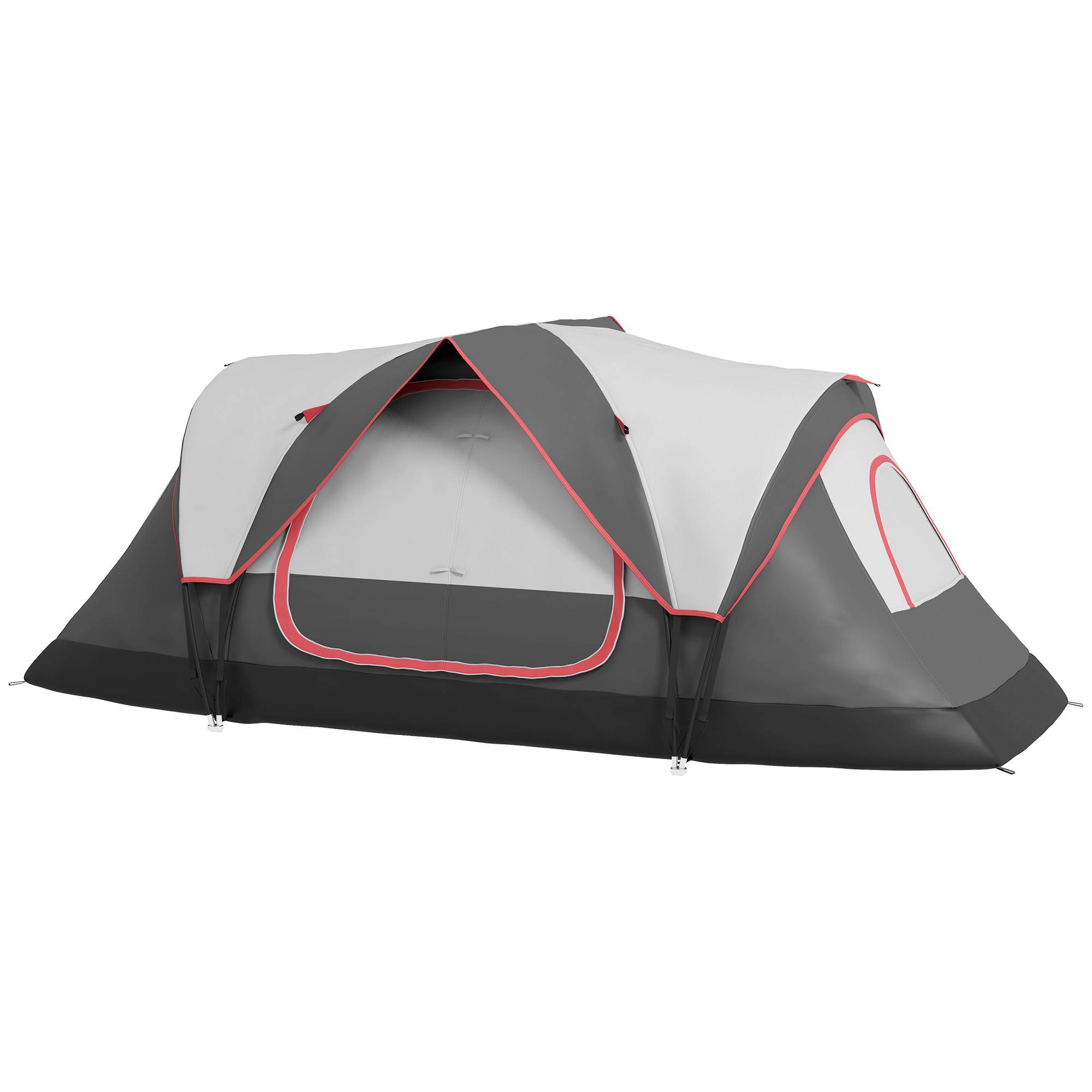 Tente de camping polyester gris foncé 450 x 215 x 180 cm - PANGIVO ...