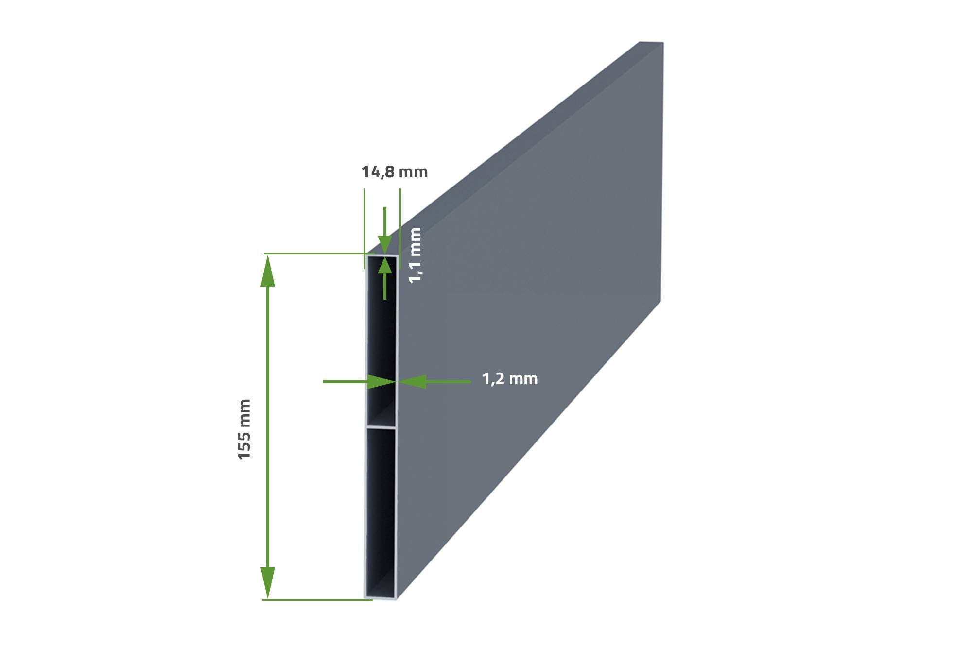 Casanoov Portail battant 3,5 m VOGEL H.140 cm aluminium gris - Jardiland