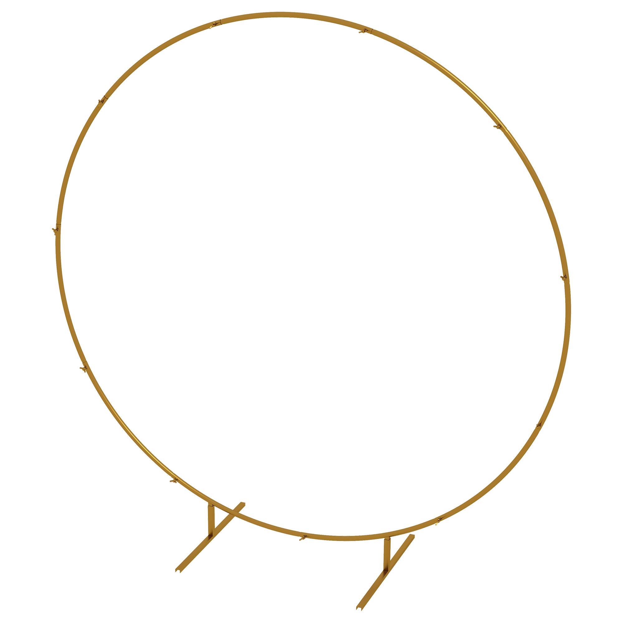 Arche de jardin acier doré 222 x 60 x 224 cm - PANGIVO - Jardiland