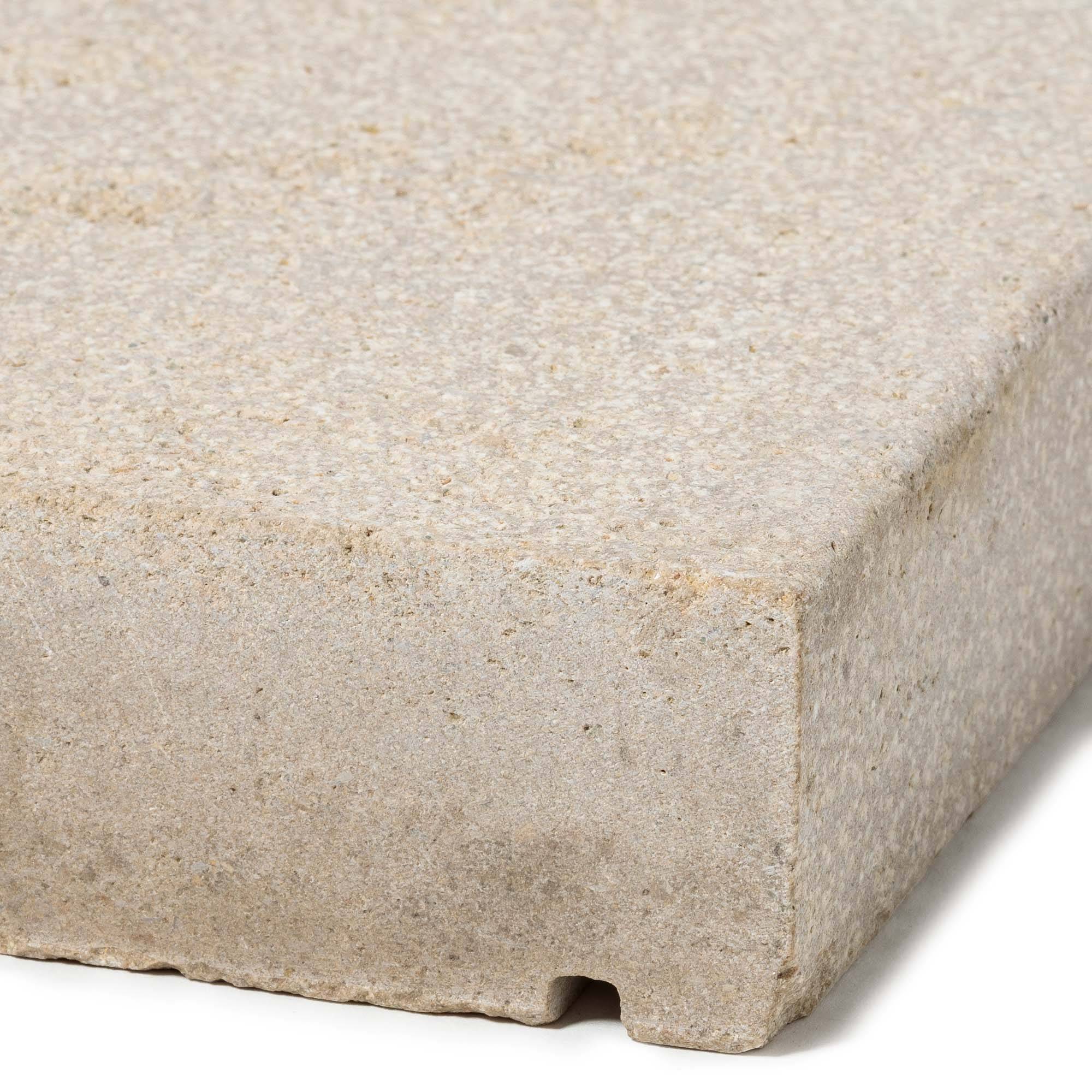 Couvertine Pierre de l'Atlas Beige 60x30x4 cm avec larmiers (à l'unité ...