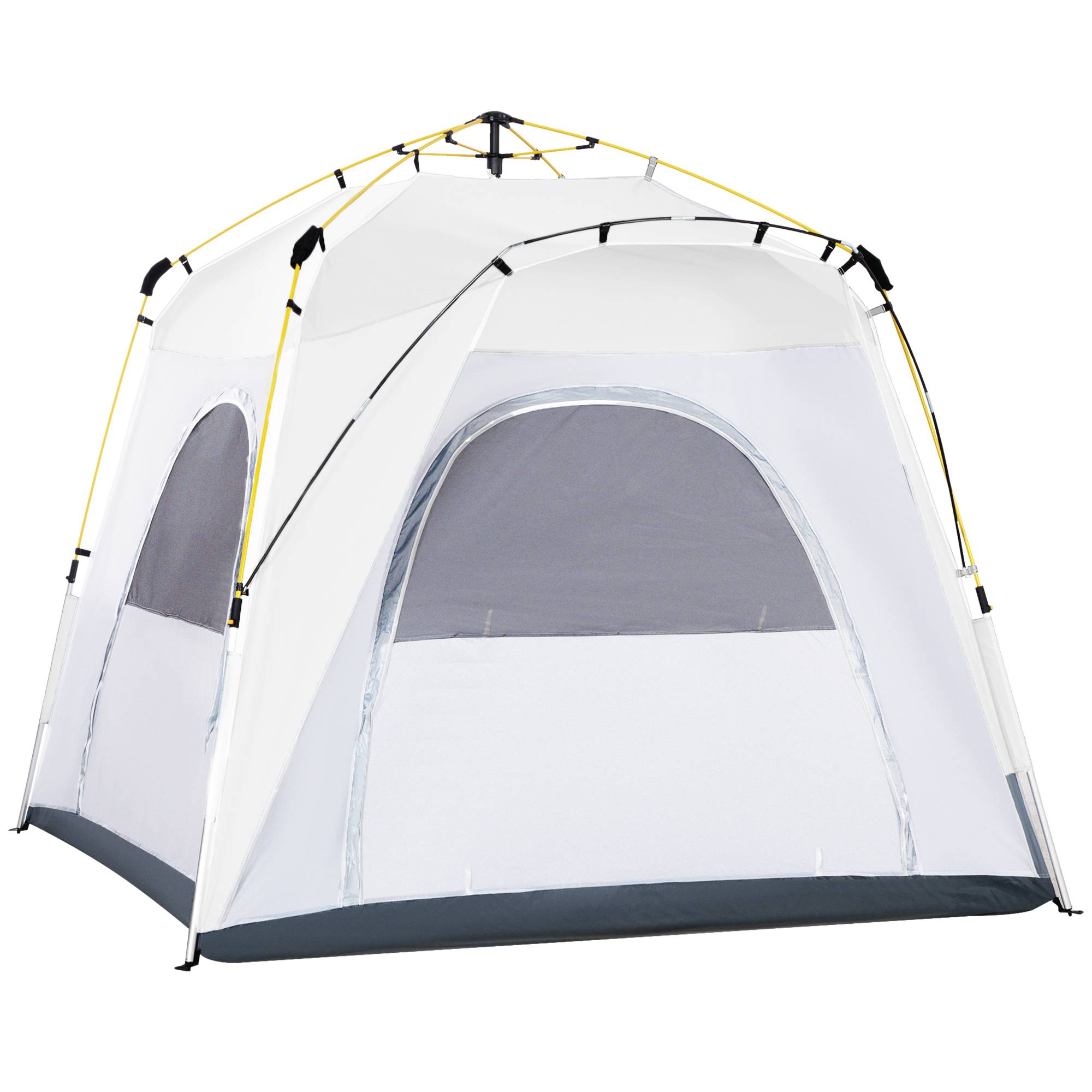 Tente de camping polyester gris 240 x 240 x 199 cm - PANGIVO - Jardiland