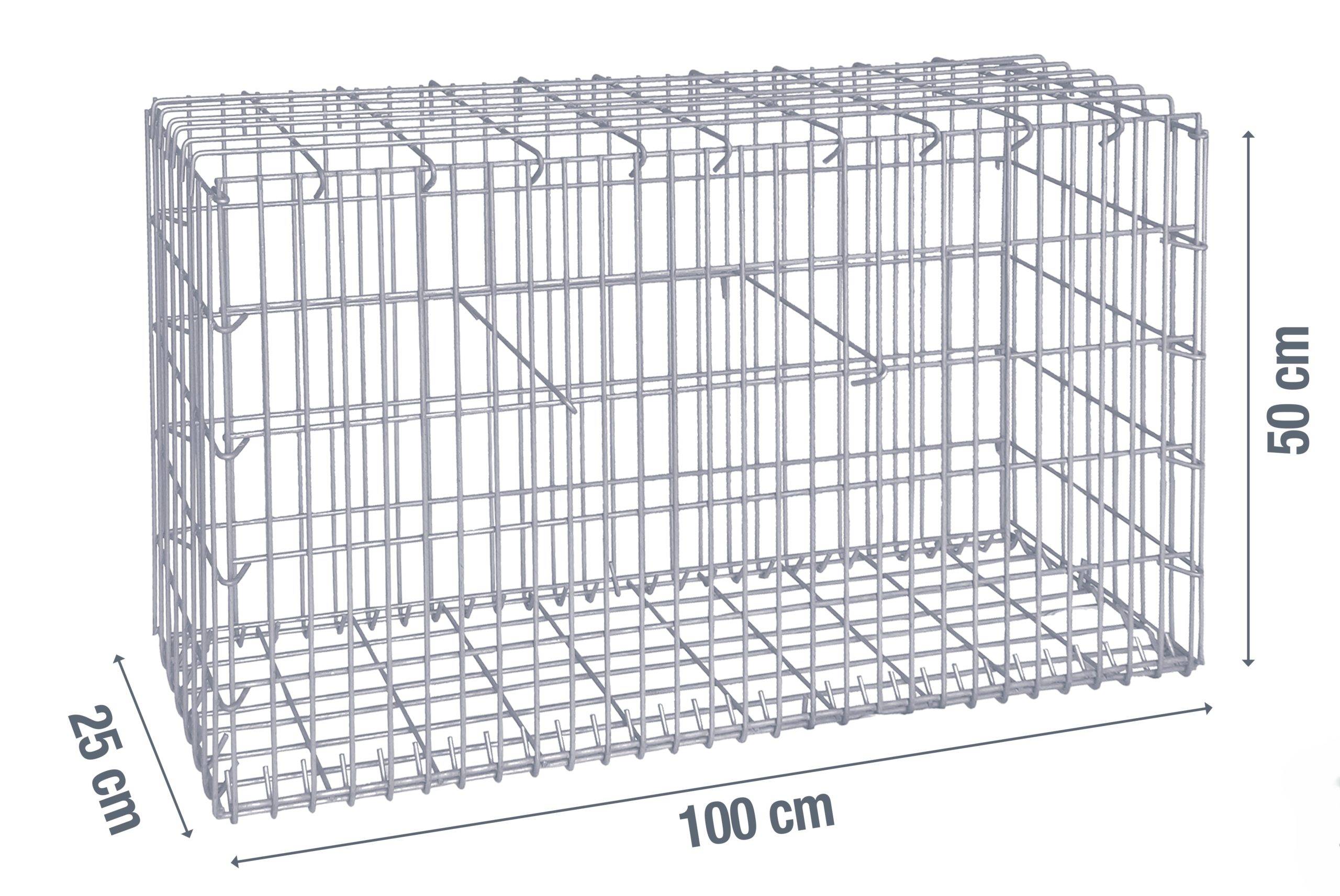 Gabion décoratif 100x50x25cm - Jardiland