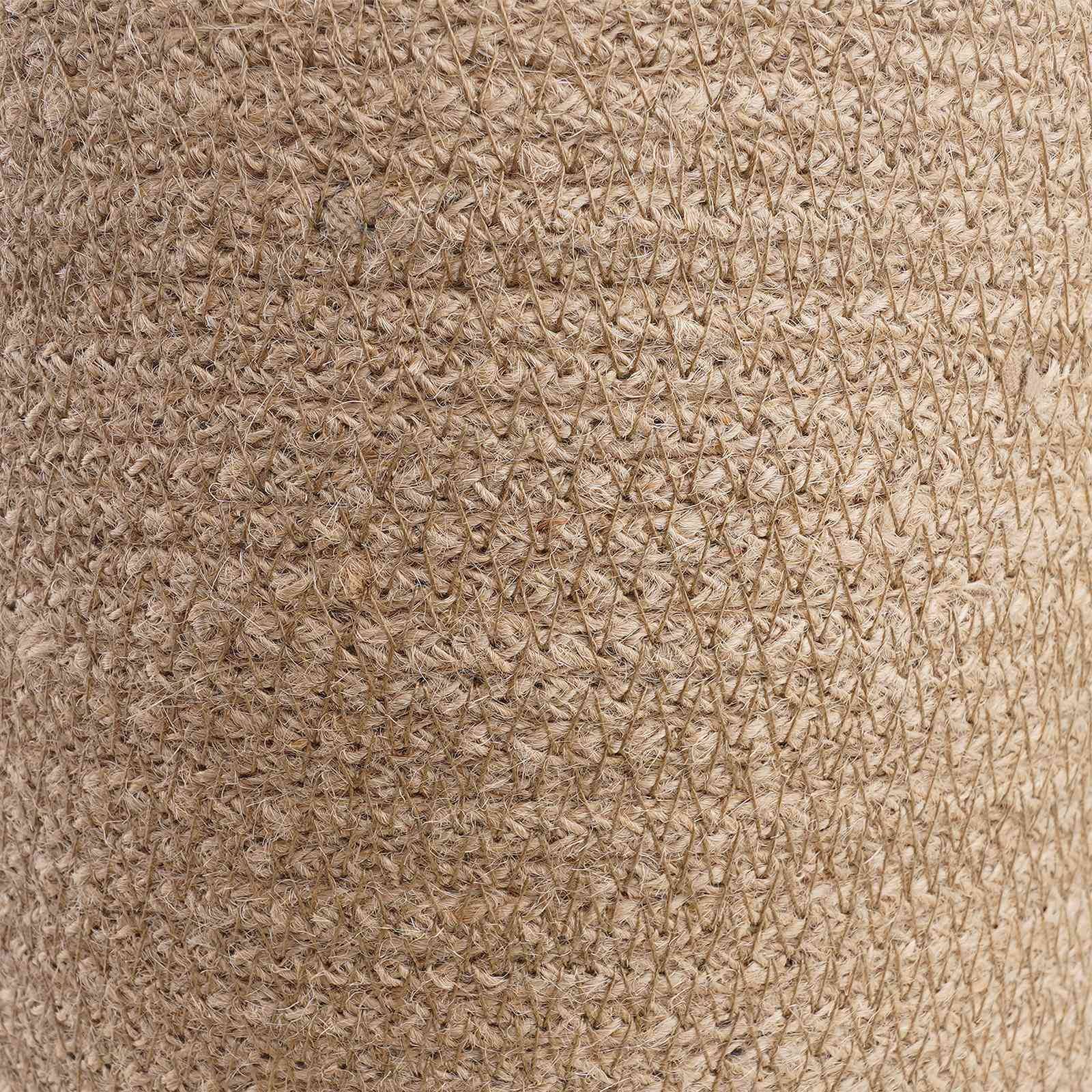 Ensemble de 2 pots à plantes jute naturel 28 x 28 x 28 cm, Poids:1.66kg ...