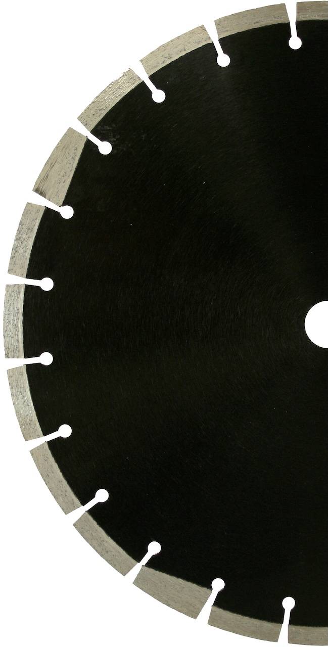Disque diamant segmenté - segments de protection triangulaires - Ø 350 ...