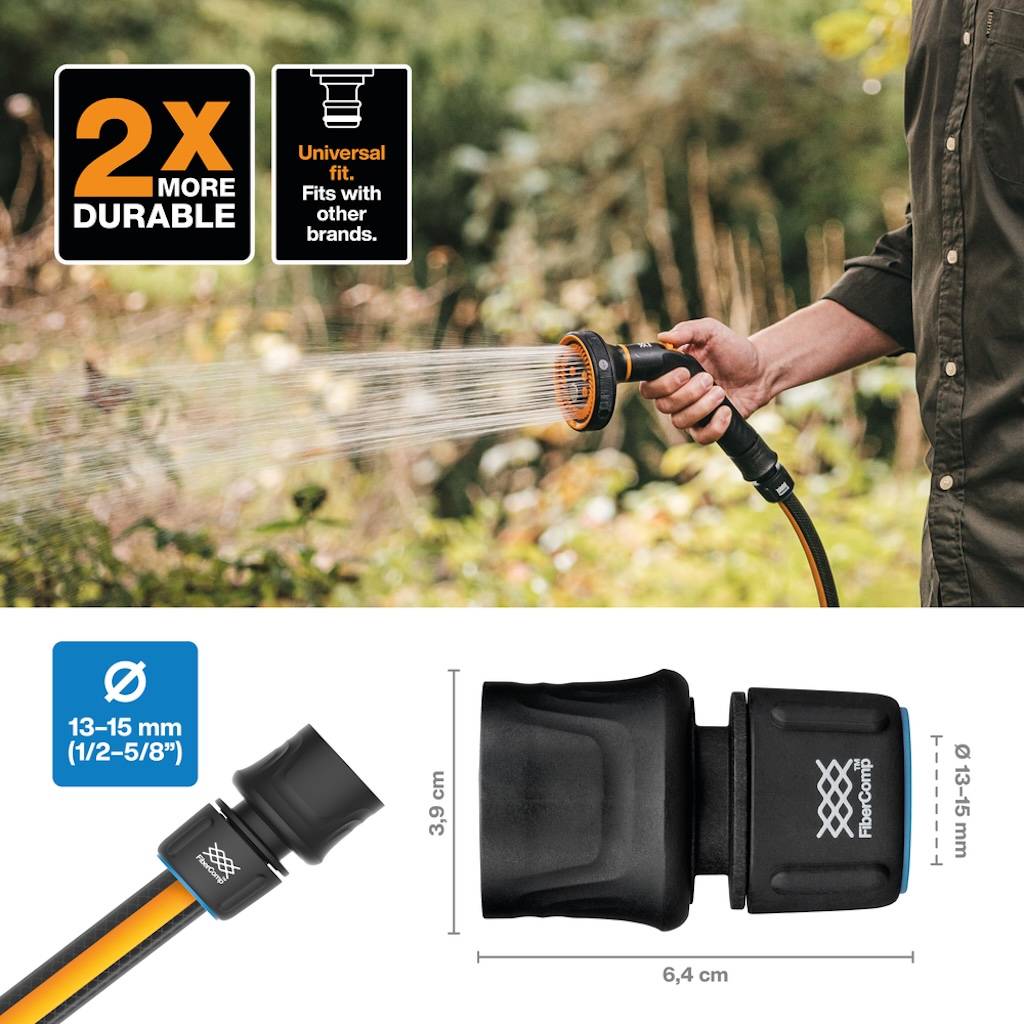 Raccord de tuyau - FLOW FiberComp Ø 13-15 mm - raccord rapide universel ...