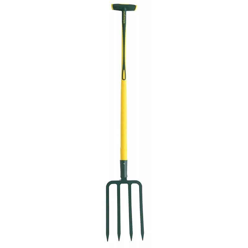 Fourche à bêcher 4 dents LEBORGNE manche béquille Novagrip L.90cm ...