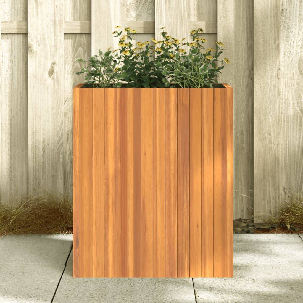 Jardinière bois d'acacia naturel 59 x 27.5 x 70 cm - PANGIVO - Jardiland