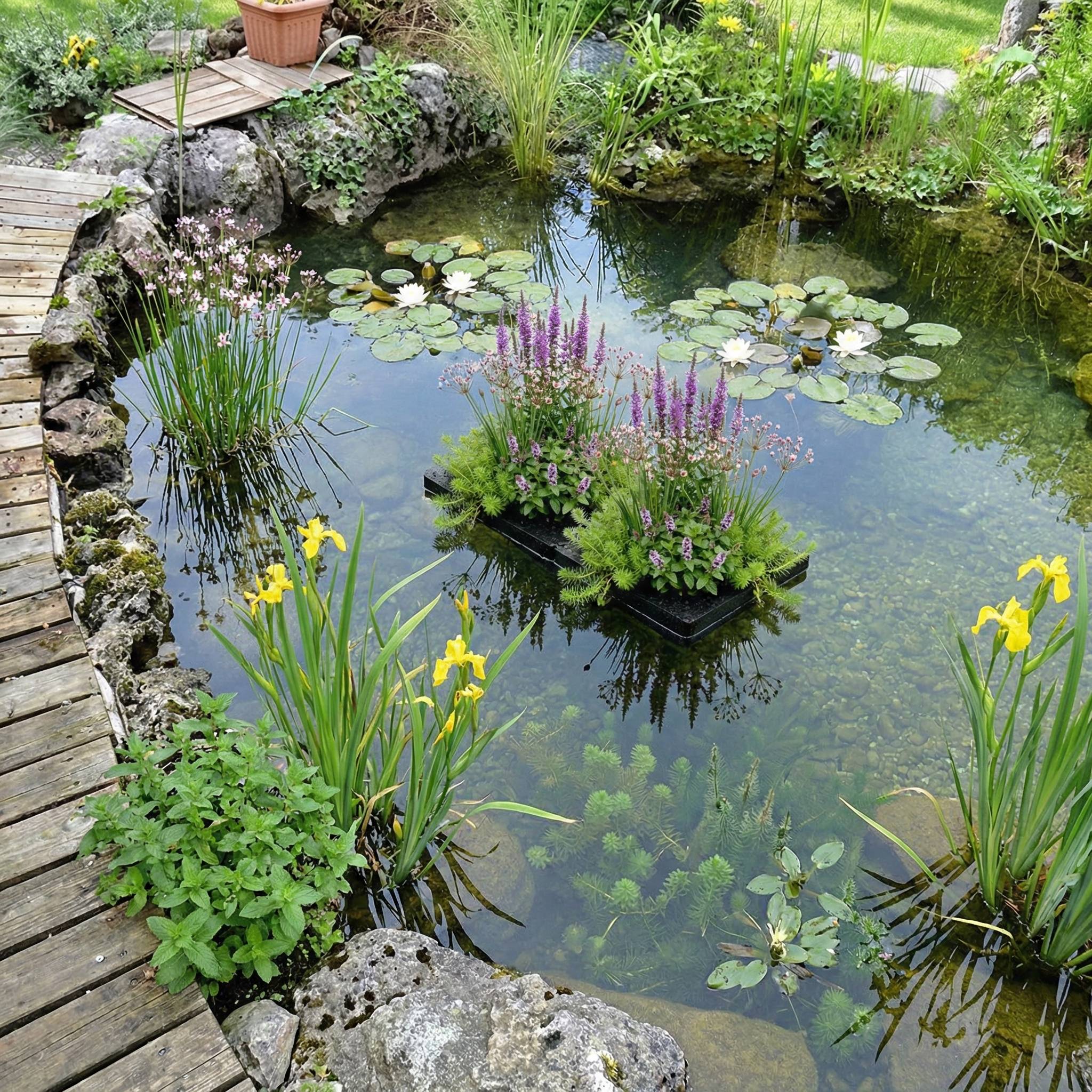 Pack Complet Bassin Indigène 1.500-3.000L - Oxygénantes & Berge - 200L ...