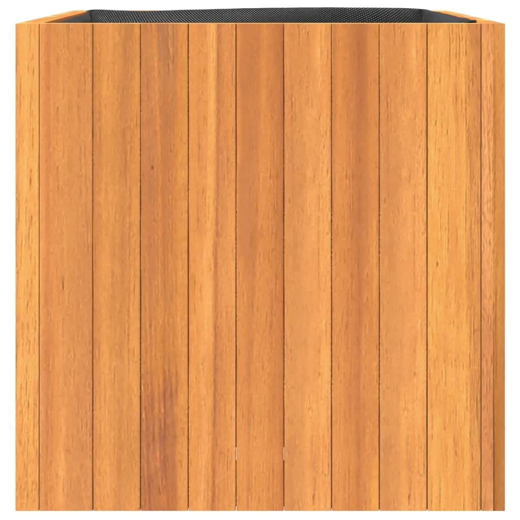 Jardinière bois d'acacia naturel 45 x 45 x 45 cm - PANGIVO - Jardiland