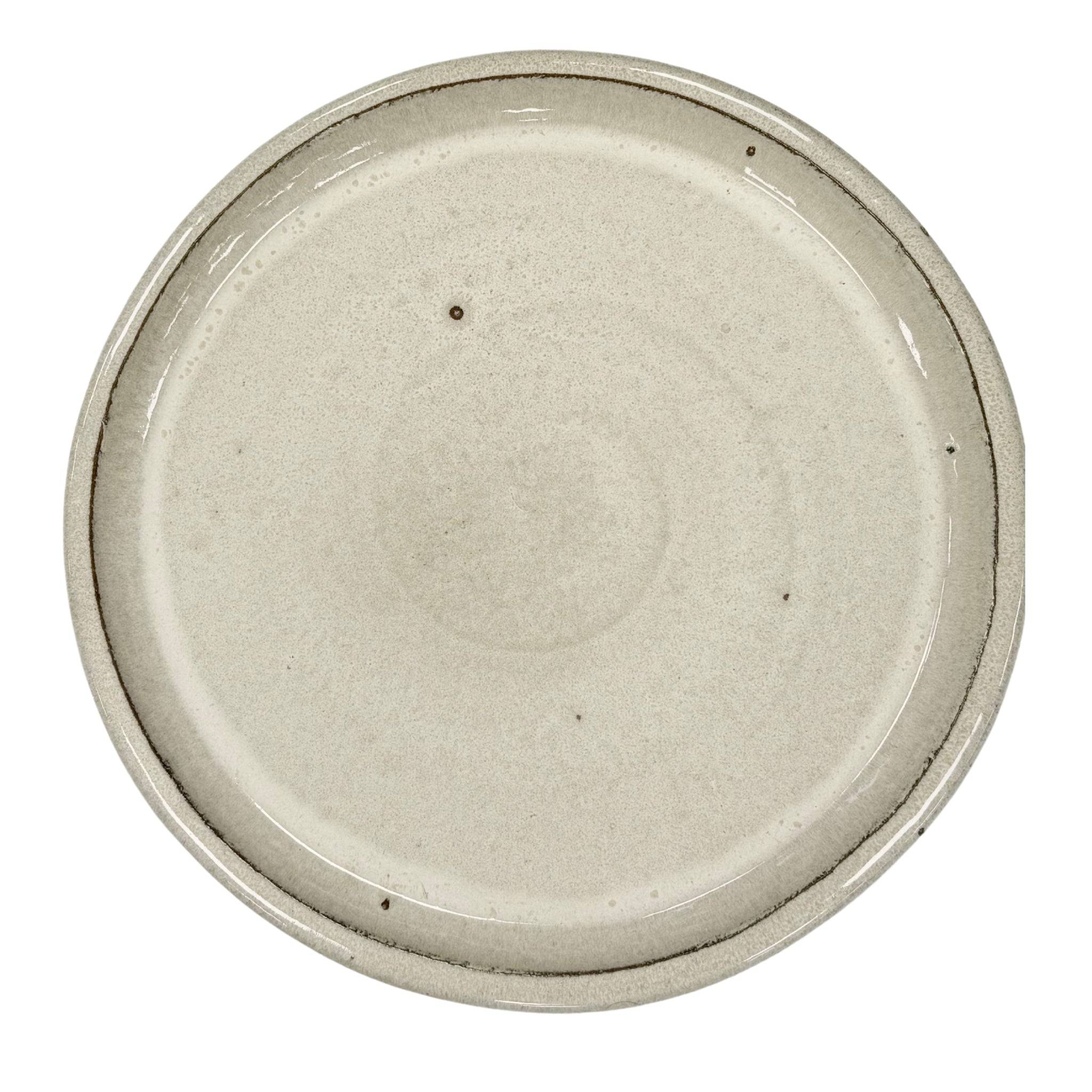 Soucoupe ronde 26cm crème - Jardiland