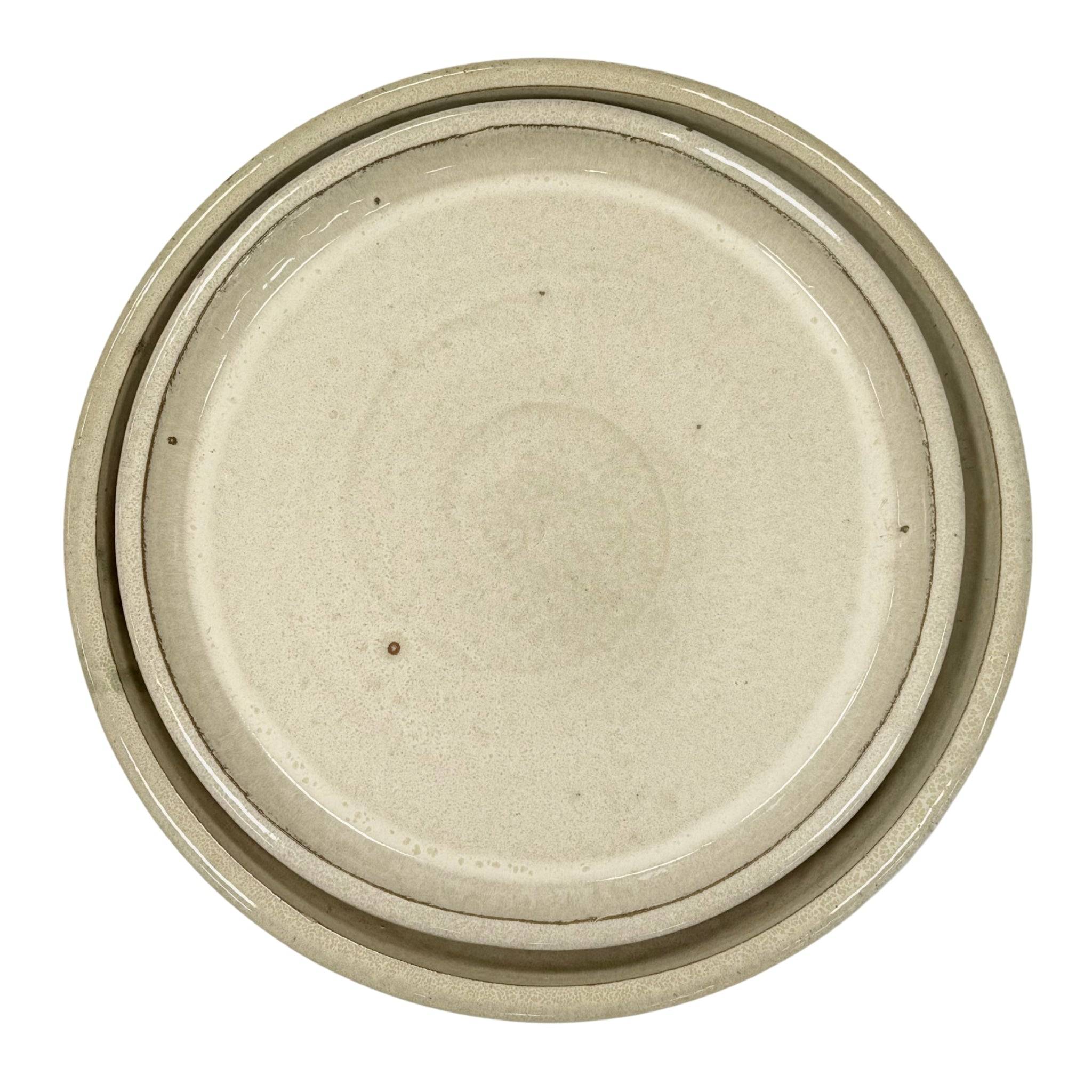Soucoupe ronde 26cm crème - Jardiland