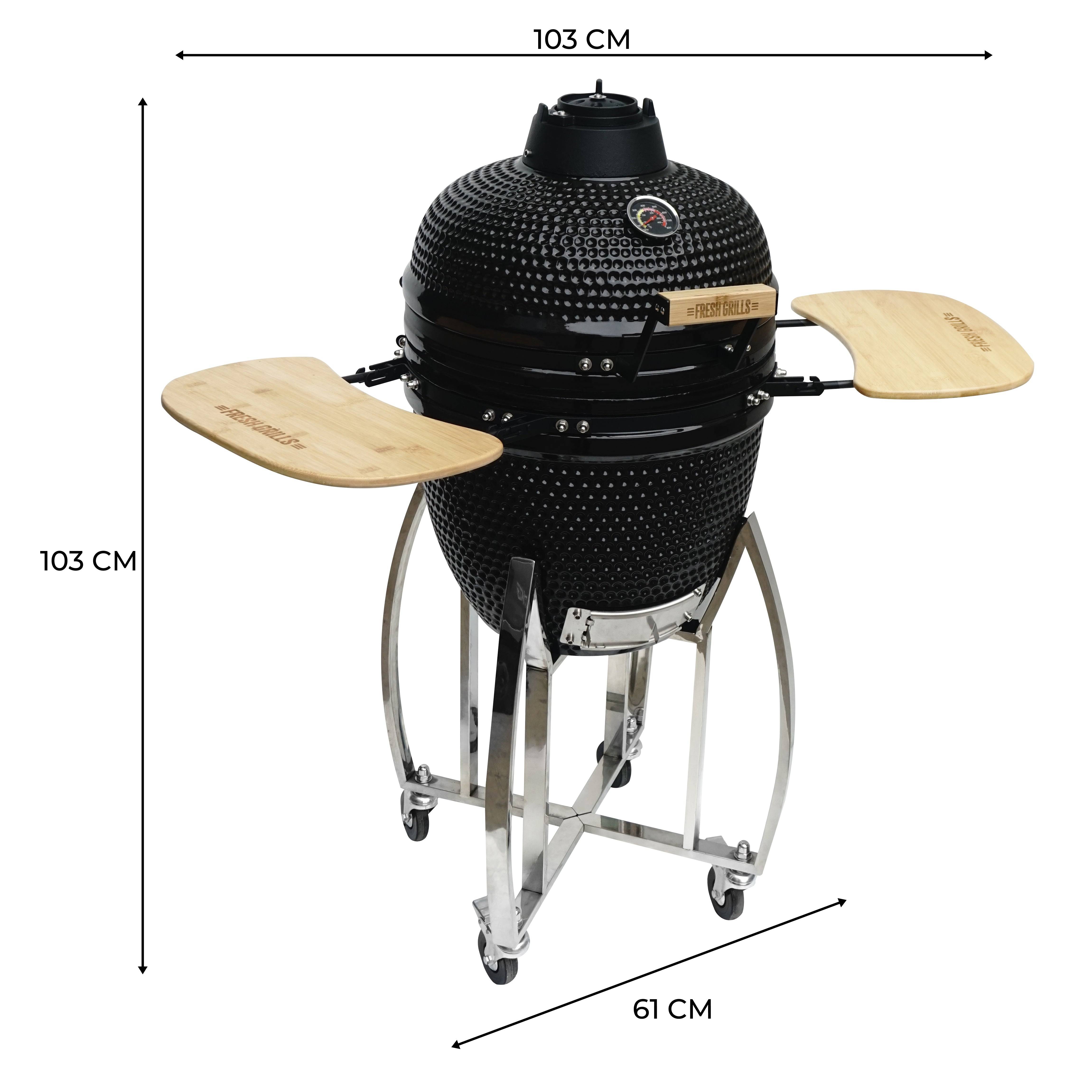 Barbecue Japonais Kamado - 18" (Ø 46 cm) - Jardiland