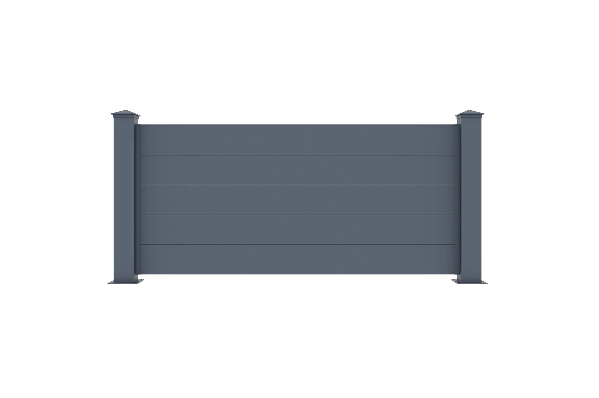 Lot de 3 kits de clôture aluminium NIESEN H.90 cm - kits complet 5.7m ...