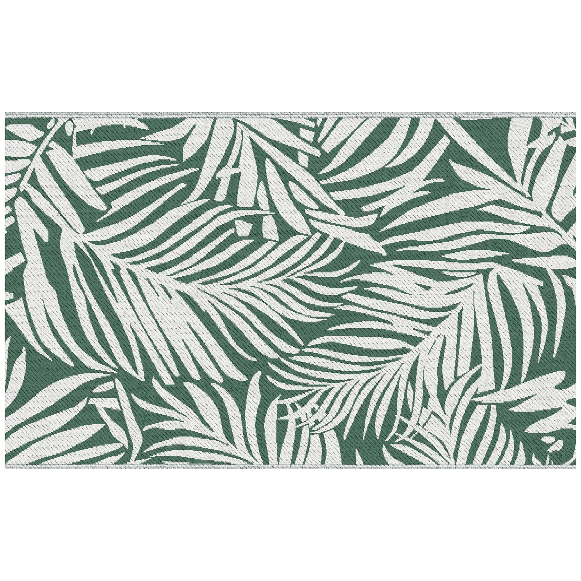 Tapis d'extérieur réversible Polypropylène Terrasse jardin Motif ...