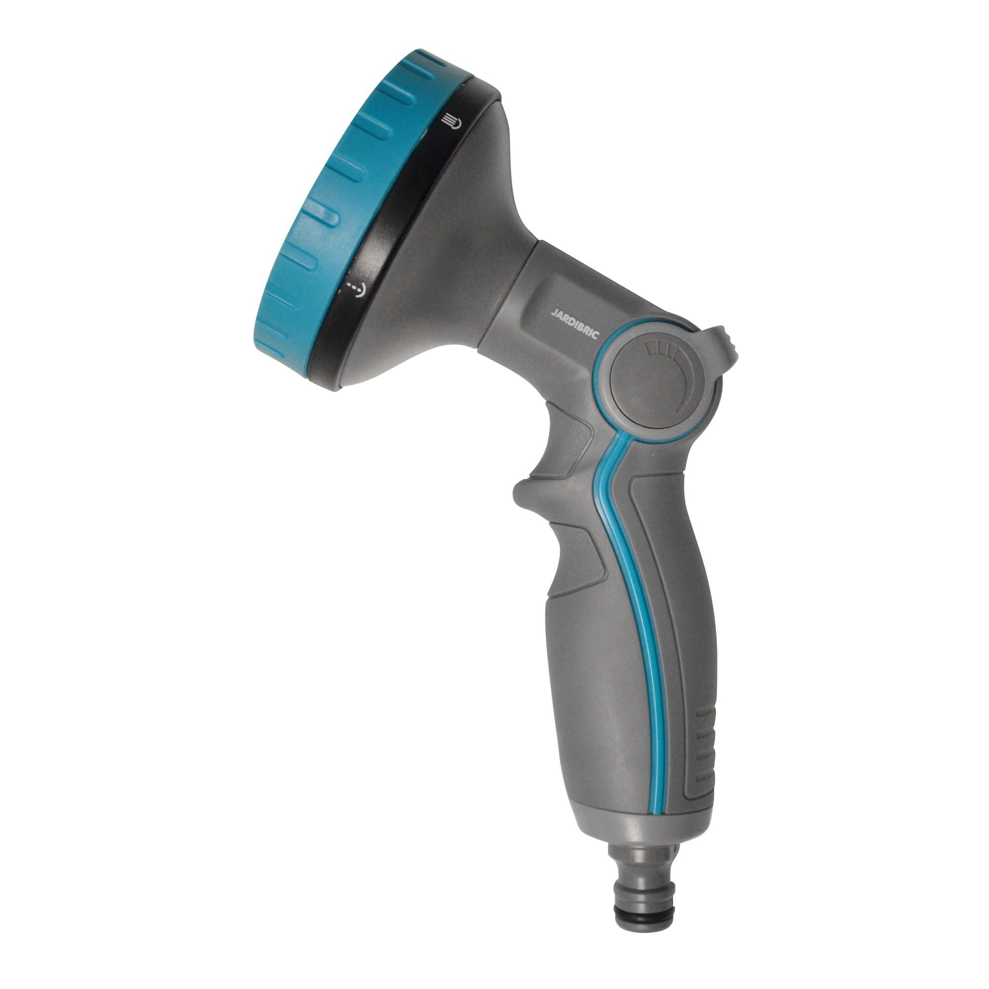 Jardibric - Pistolet d’Arrosage 6 Jets - Gâchette 3 en 1 avec Contrôle ...