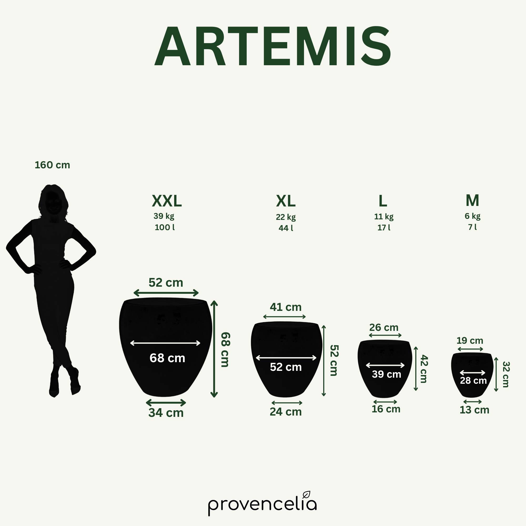 Pot ARTEMIS 49x48cm rouge impérial - Jardiland