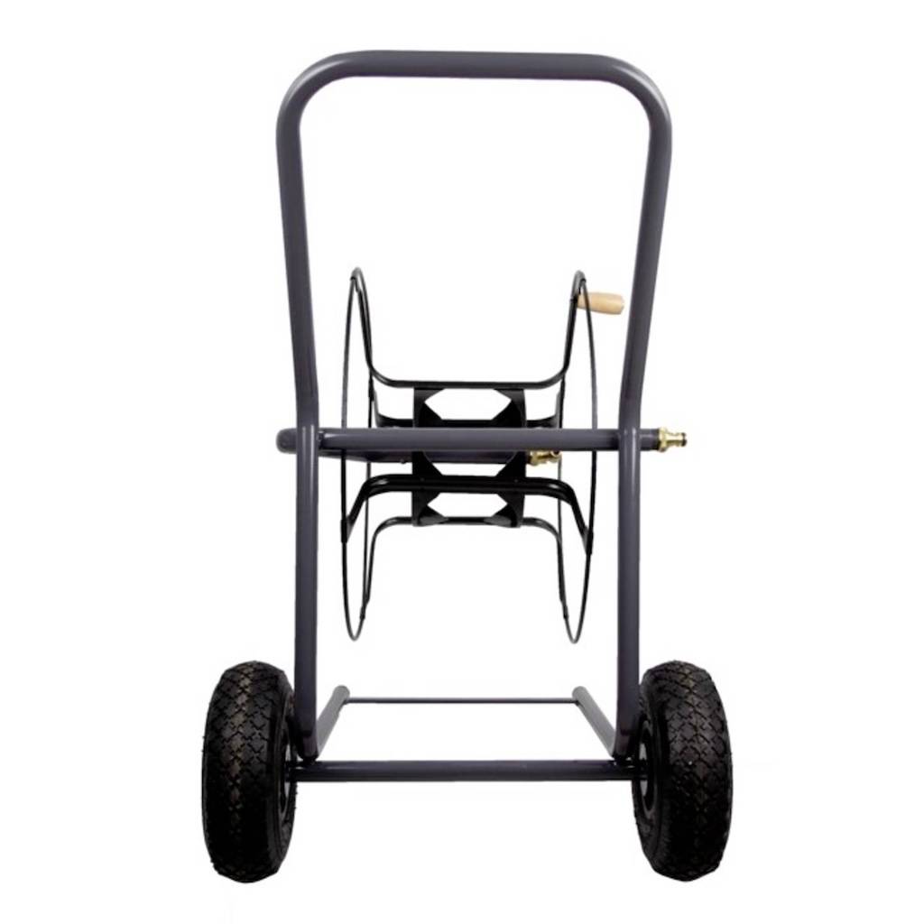 Dévidoir de tuyau sur roues Profi 120 m nu – métal - Jardiland