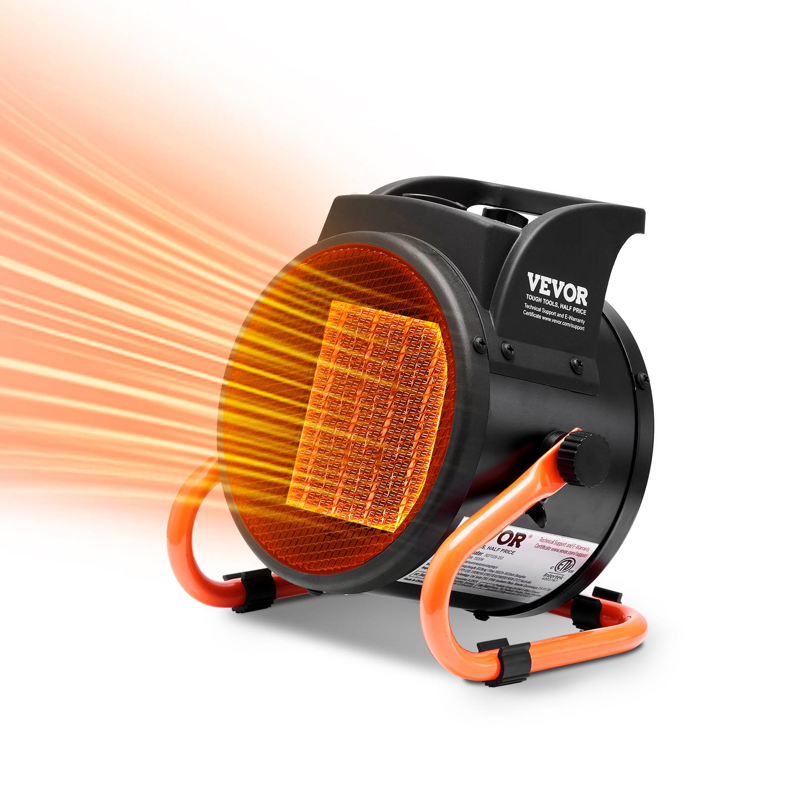 VEVOR Chauffage serre PTC 2000 W, électrique, 3 vitesses, protection ...