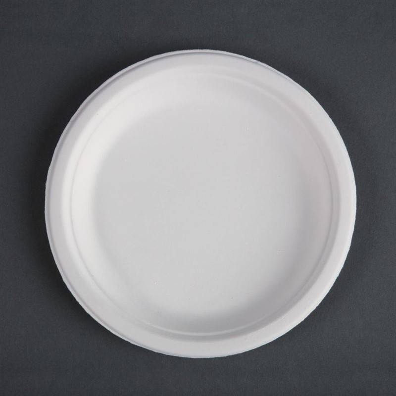 Assiette en Bagasse Ø 17,9 à 26 cm - Lot de 50 - Fiesta Green - - Jardiland