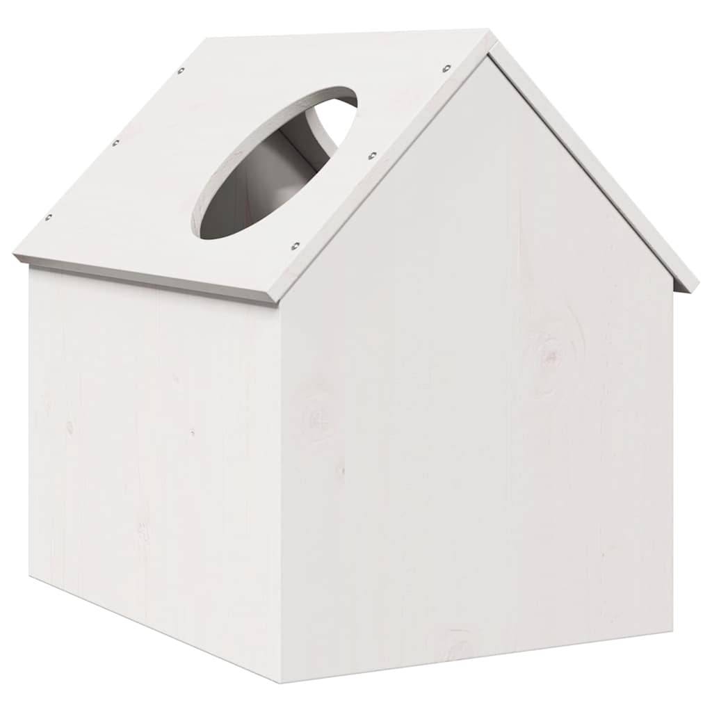 Maison pour chat bois de pin blanc 41 x 50 x 50 cm - PANGIVO - Jardiland