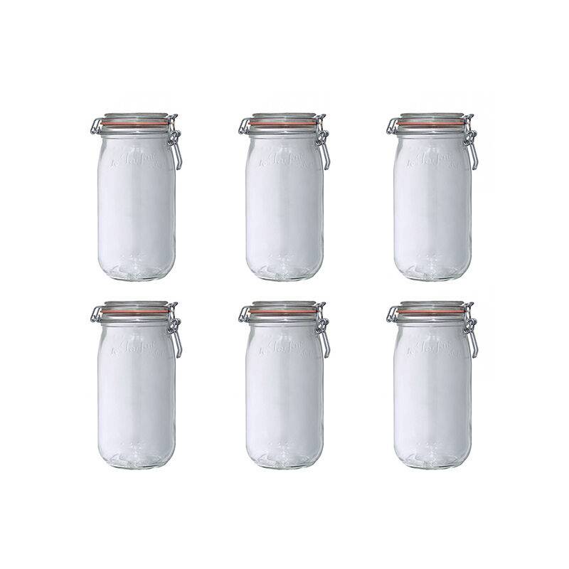 Bocaux "Super" 1,5L x6 - Le Parfait® - Jardiland