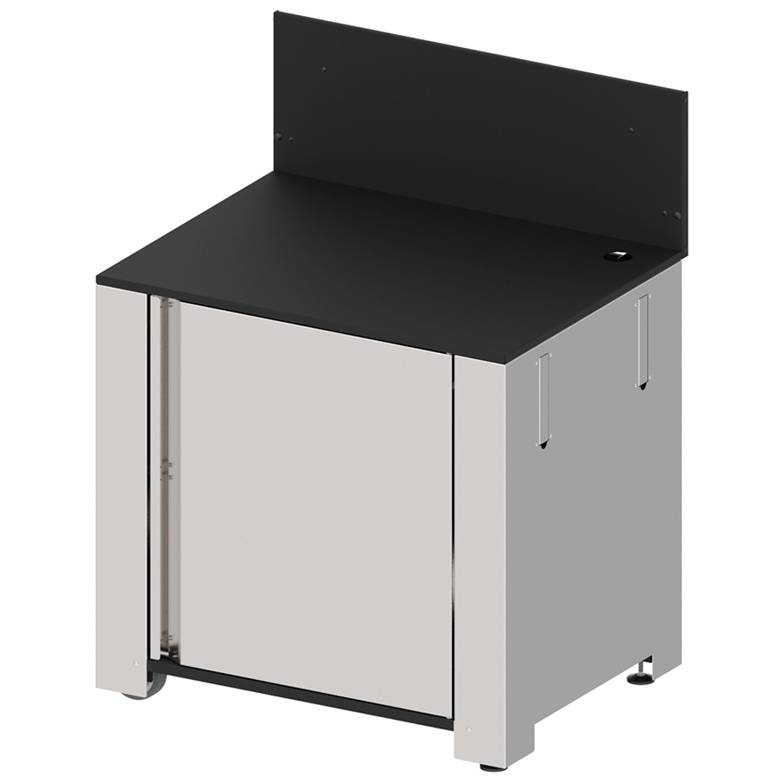 Eno - Module plancha en HPL et en inox - L.60 x l.80 x H.115 cm - Jardiland