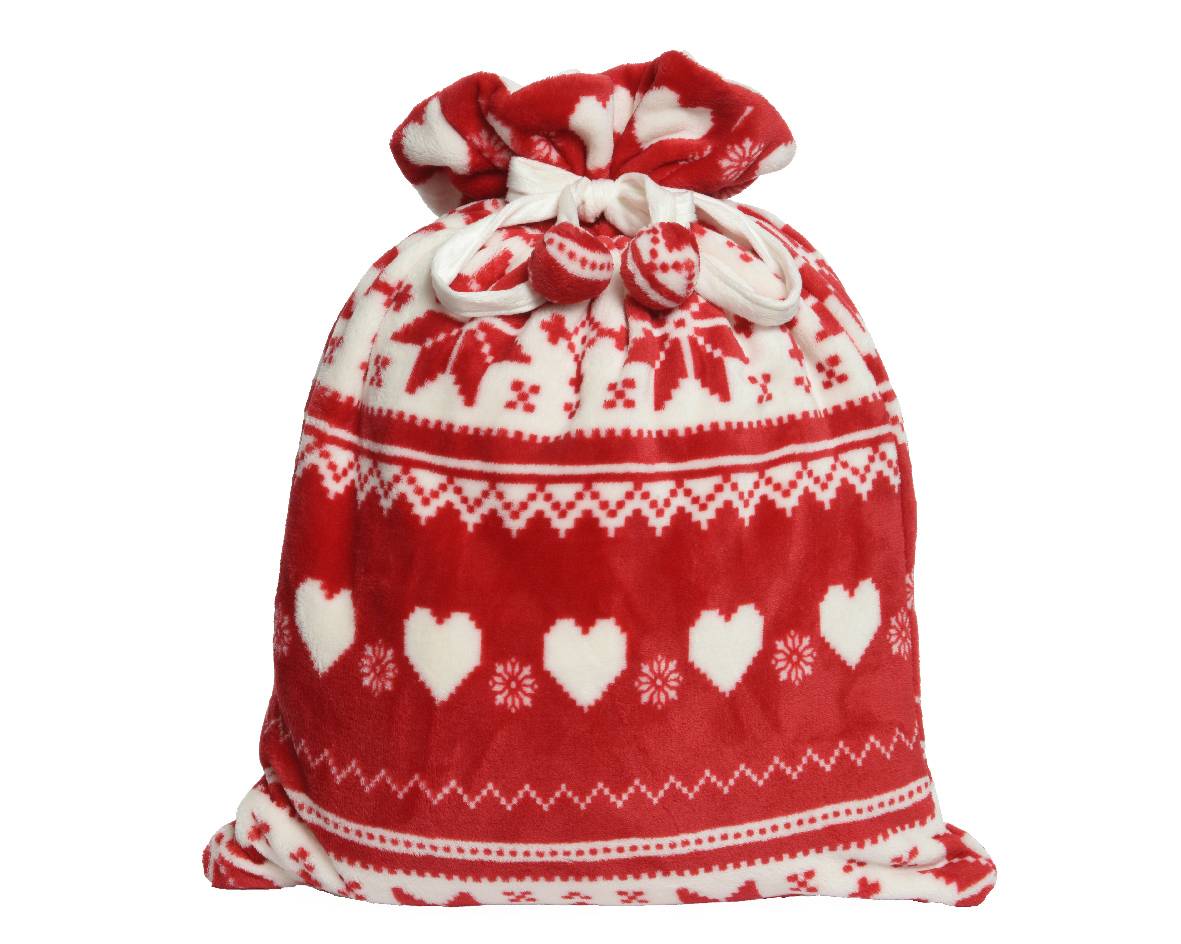 Plaid flocons de neige en polyester Rouge/Blanc L.200 x l.150 cm ...